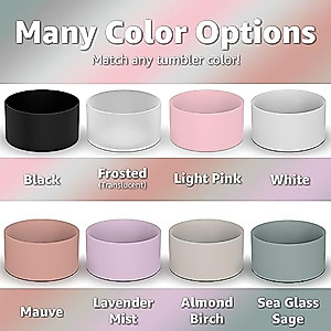 Jmoe USA 3-Pack Boot Sleeve Covers for Simple Modern 40oz & 30oz Trek Tumbler With Handle | Travel Mug | Protects Against Dents & Scratches | Fits Summit Bottles | Soft Silicone (Lavender Mist)