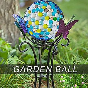 2 Pound Glass Gems Stones Pebble Rocks Mixed White,Blue,Green Flat Marbles for Bowl,Flower Vase Fillers,Floral Arrangement,Mosaics Crafts,Fairy Garden Decor,Fish Tank,Candle Holder,Approx.190~200 PCS