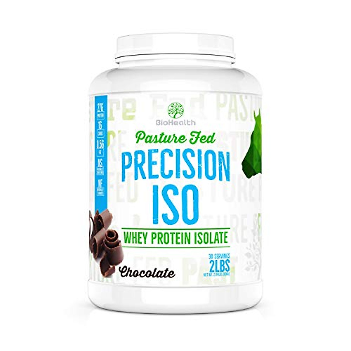Precision ISO Chocolate (2lb) | Premium Pasture Fed Whey Protein Isolate