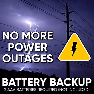 Westclox (Black) Super-Loud LED Electric Alarm Clock, Standard