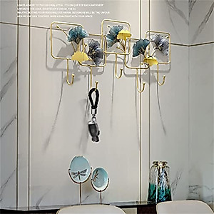 BBSJ Nordic Metal Decorative Key Hook Entry Coat Hook Wall Hanging Wall Clothes Hook