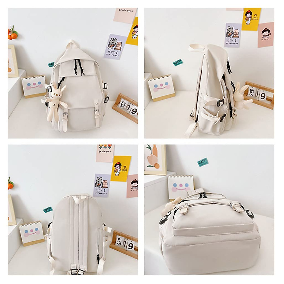 COSABZ Anime Toilet bound Jibaku Shounen Hanako kun Backpack Schoolbag Cosplay Mochila Kawaii Backpack With Pendant Girls (15)