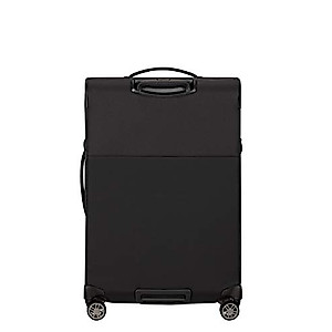 Samsonite Airea Luggage- Suitcase, Spinner M Expandable (67 cm - 81.5 L), Black (Black)