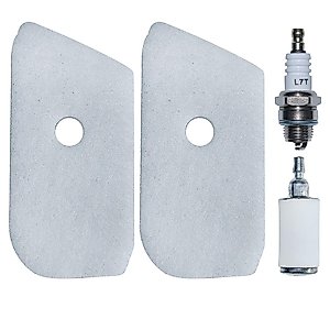 AUMEL 530150253 Air Fuel Filter w/Spark Plug Kit for Husqvarna 124L 125L 125C 125R 125RJ 128L 128LD 128LDX 128C 128CD 128R String Trimmer