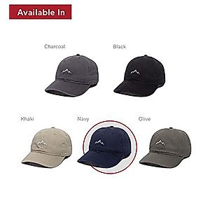 Outdoor Cap One Size Fits Most Mountain Dad Hat, Navy