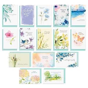 American Greetings Deluxe Boxed Sympathy Card Assortment (15-Cards)