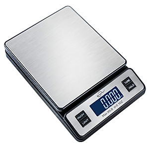 Weighmax W-2809 90 LB X 0.1 OZ Durable Stainless Steel Digital Postal Scale, Shipping Scale With AC adapter, 1 Pack