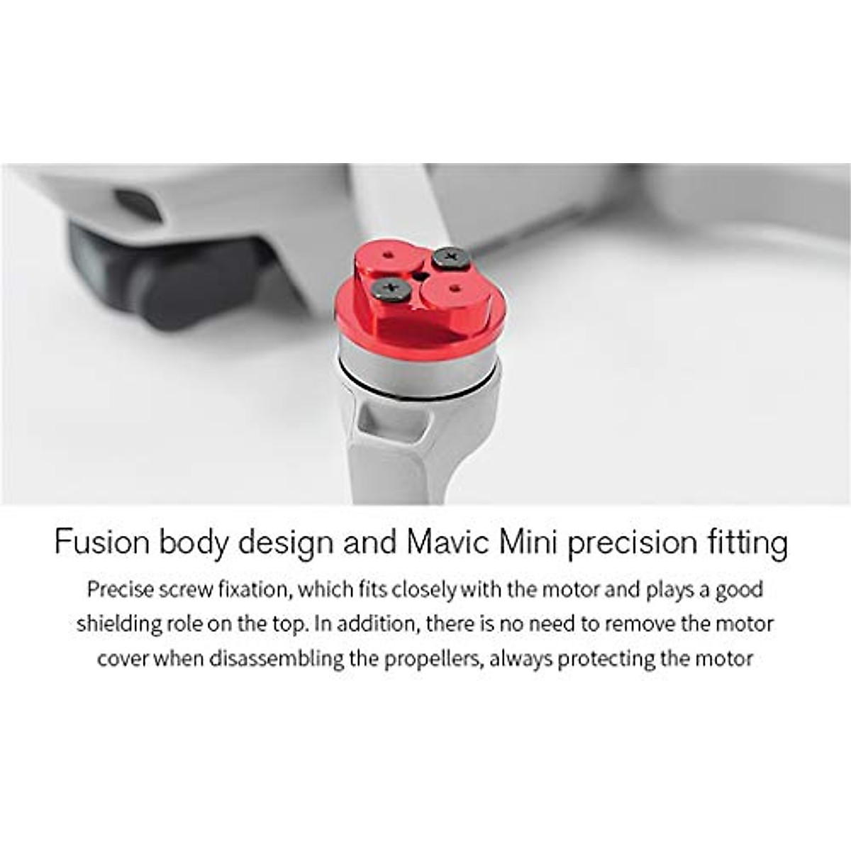 Muised Rc Accessories and Parts 4pcs Metal Motor Covers Dustproof Protective Cover for Drone Mavic Mini Drone Flying Accessories Travel Mini Drone Accessories