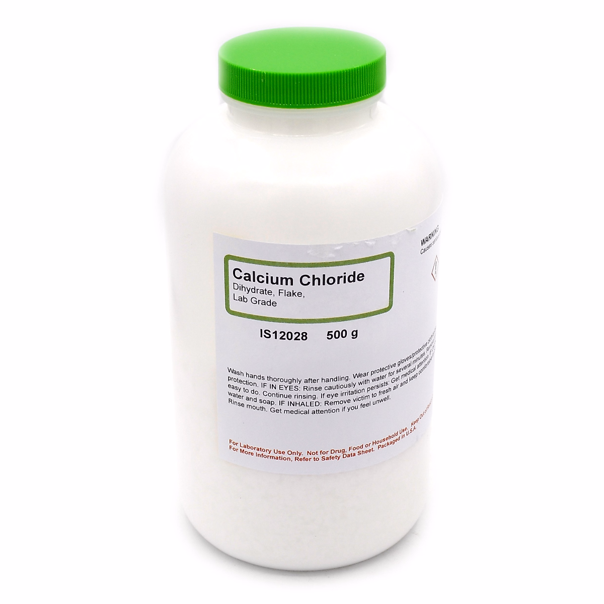ALDON Innovating Science Laboratory-Grade Calcium Chloride Dihydrate Flake, 500g - The Curated Chemical Collection