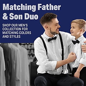 John William Clothing Bow Ties for Men - 100% Silk Self-Tie Bow Tie for Tuxedo & Wedding