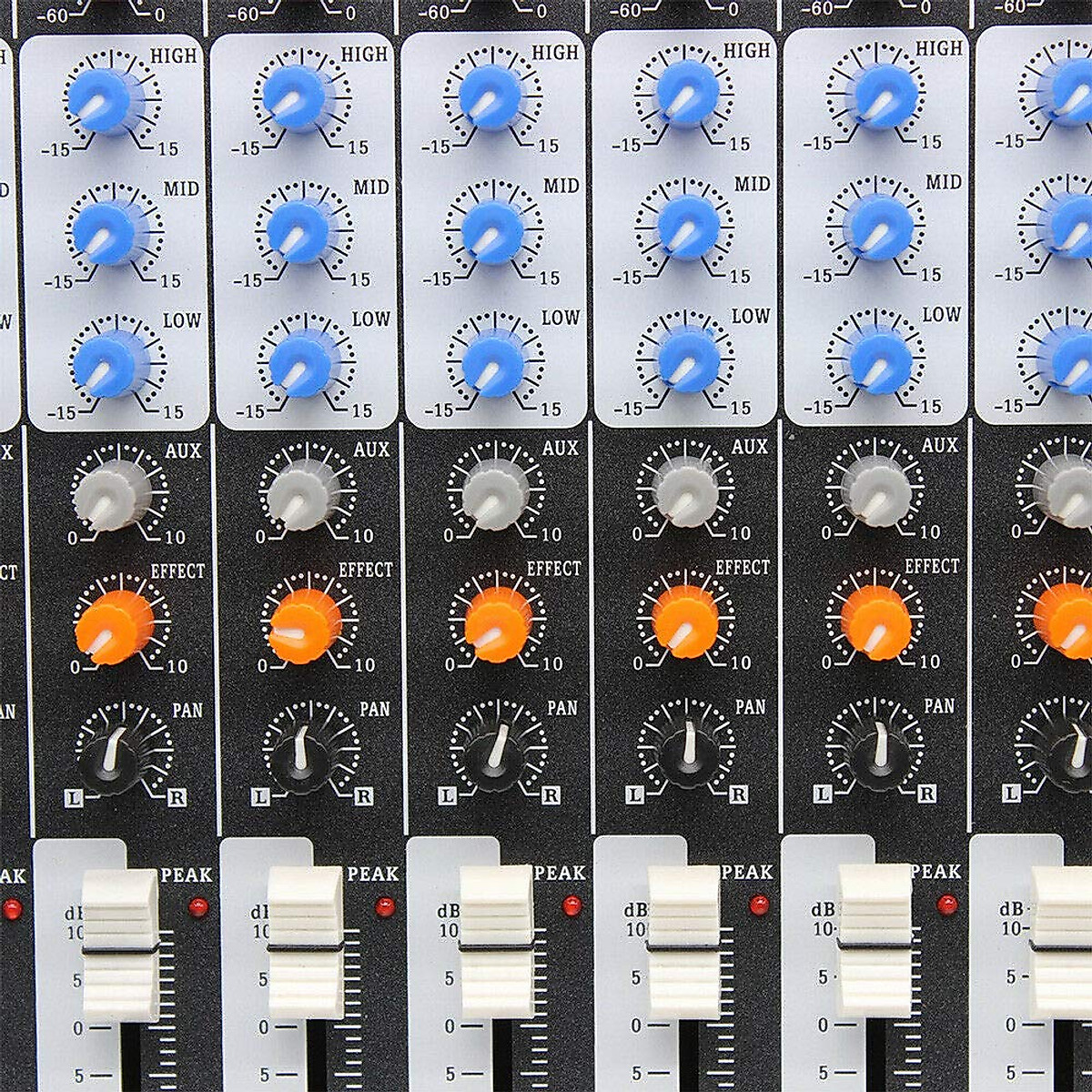 Bluetooth Studio Audio Mixer Sound Mixing Console Desk System Interface w/USB Drive for PC Recording Input AC 110V for Professional and Beginners Recording Function (12 Channel)
