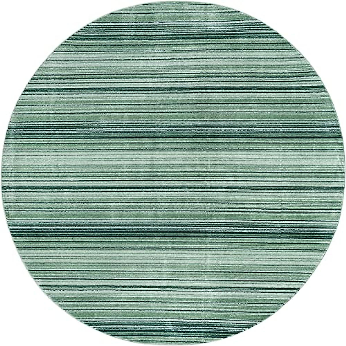 Unique Loom Gemstone Collection Area Rug - Topaz (Round 9' 8" x 9' 8", Green/Olive)