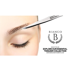 Bianco Instruments EL-199 Original Micro Slant Tweezer Stainless Steel Made in the USA