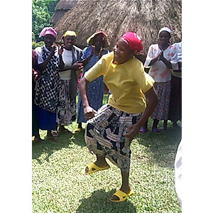 Fair Trade Uganda African Bukedo & Raffia Bowl #UR5816, 15-16" Across