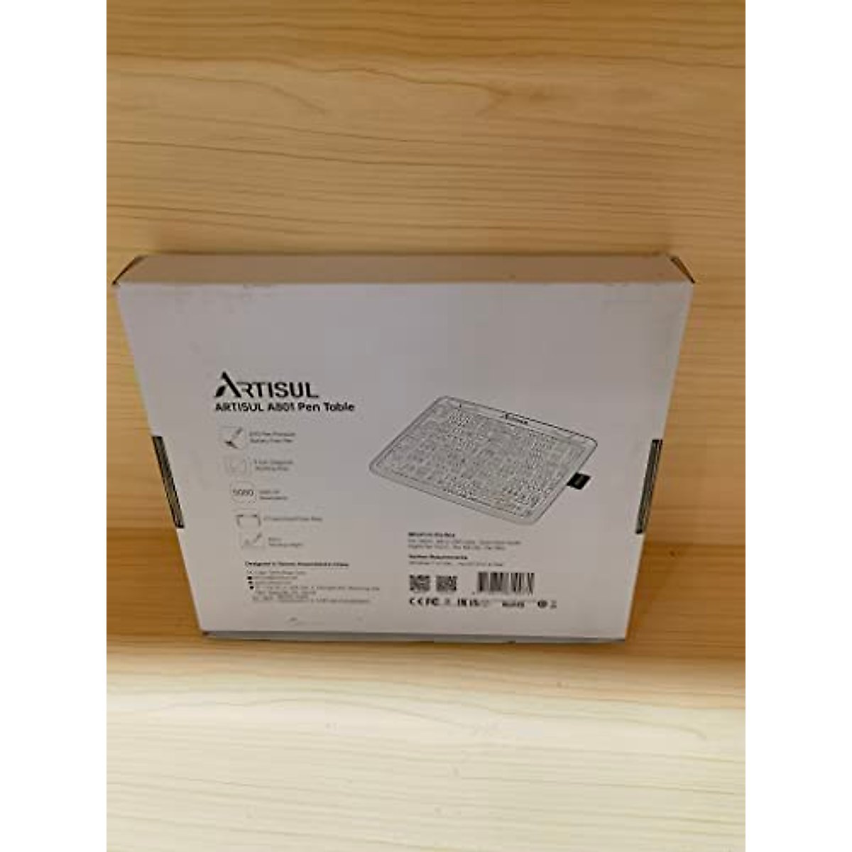 Drawing Tablet Artisul A801 Graphics Tablet 9 Inch Art Tablet with 8192 Pressure Battery-Free Pen, 4 Hot Keys, Compatible with Windows, macOS & Android Mobile, Perfect for OSU, Animation, Art Design