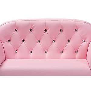 Baxton Studio Loveseats, Pink