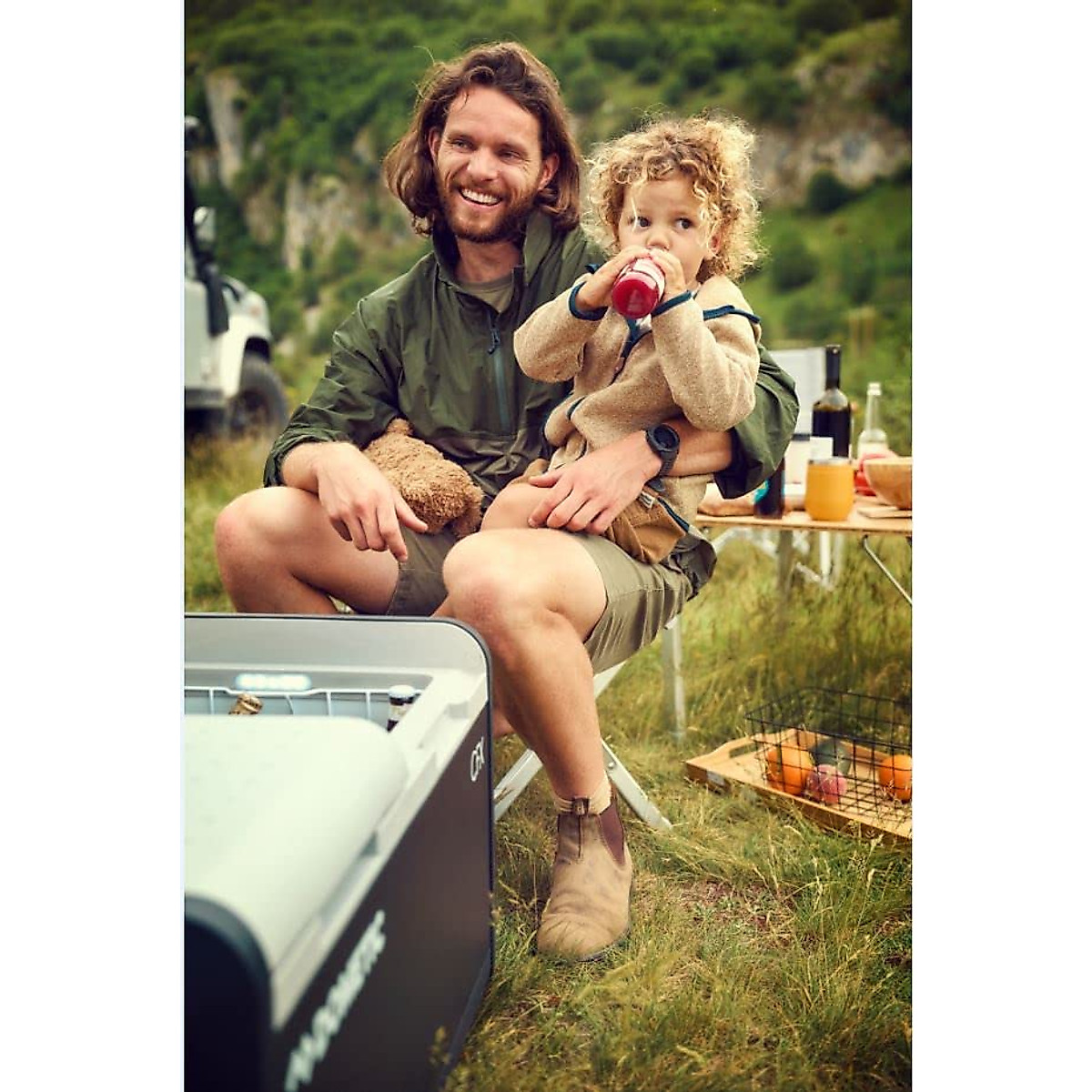 DOMETIC CFX3 95DZ, 95 Liter Dual Zone Portable Refrigerator and Freezer, Powered by AC/DC or Solar