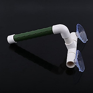 Parrot Bath Perch,Bird Perches Parrot Budgie Foldable Suction Cup Window Shower Bath Wall Paw Grinding Stand Toy