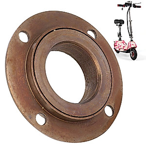 Drfeify Electric Scooter Wheel, Metal Four-Hole Toothless Flywheel Wheel Scooter Wheel Accessory Fit for Electric Scooter,