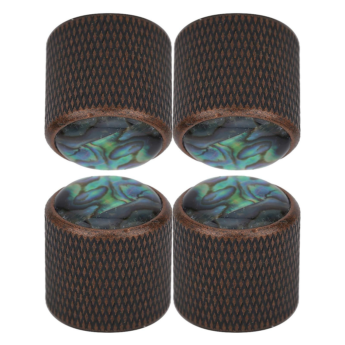 Demeras Electric Guitar Knobs, Tone Volume Control Knob Volume Knob Guitar Potentiometer Knob for Electric Bass (Bronze, Caibei) Accesorios de rendimiento