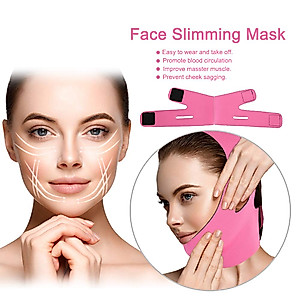 Face Slimming Belt, Bandage Belt Mask Face- Double Chin Skin Strap for Women Ideal Gift