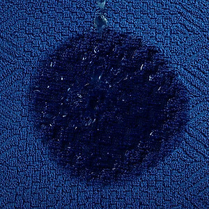 Oakias Kitchen Towels Blue (12 Pack, 16 x 26 Inches) – Cotton Kitchen Hand Towels – 450 GSM – Highly Absorbent & Quick Drying Dish Towels – Big Pop Weave