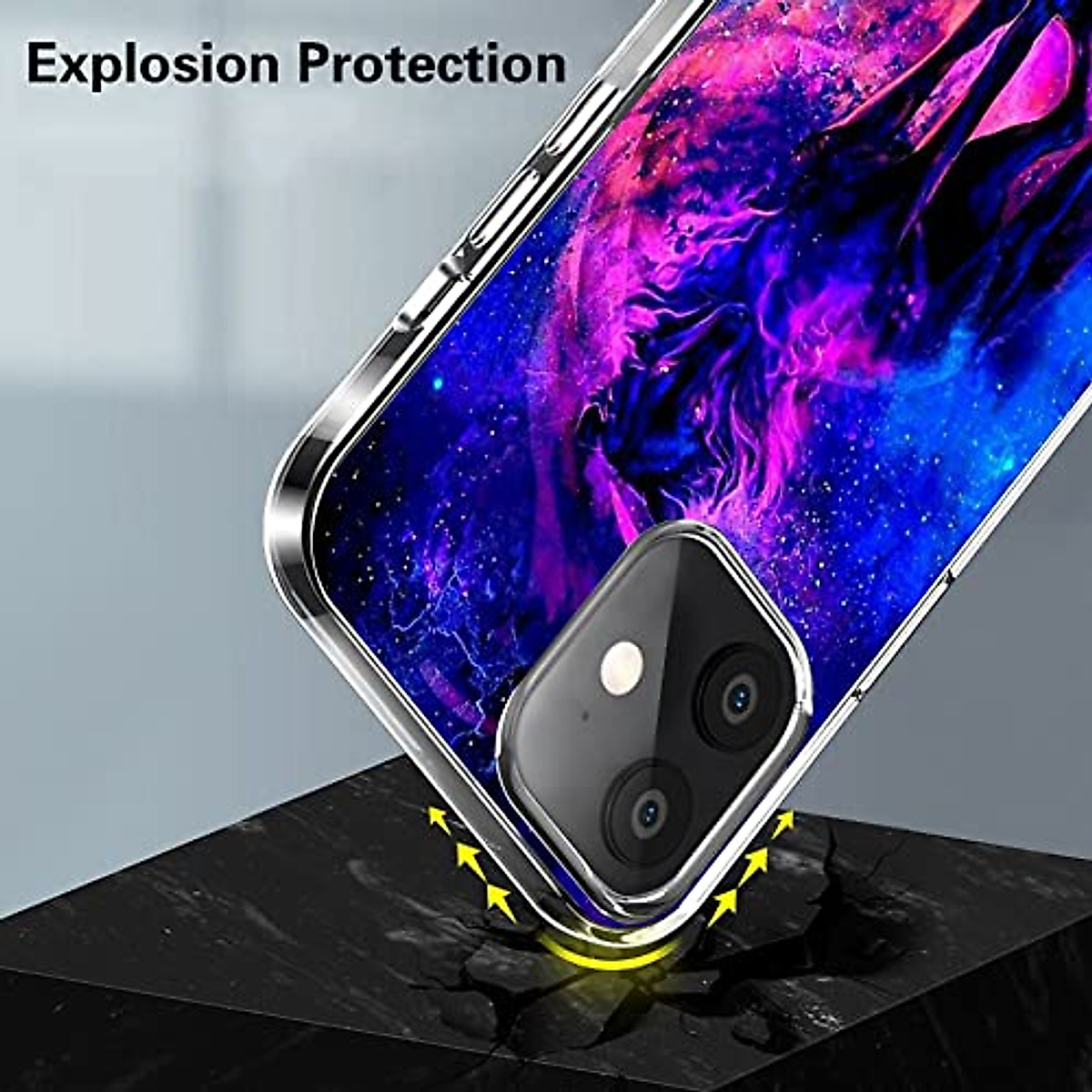 KARTXITAI Case Compatible with Reno2,Shockproof Slim Thin Silicone Protective Anti-Fingerprint Anti-Scratch Anti-Fall Phone Cover - Wolf