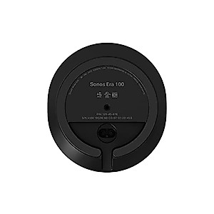 Sonos Era 100 - Black - Wireless, Alexa Enabled Smart Speaker
