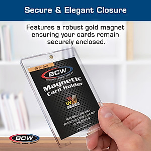 Box of 20 BCW Magnetic Card Holders - 35 Pt.
