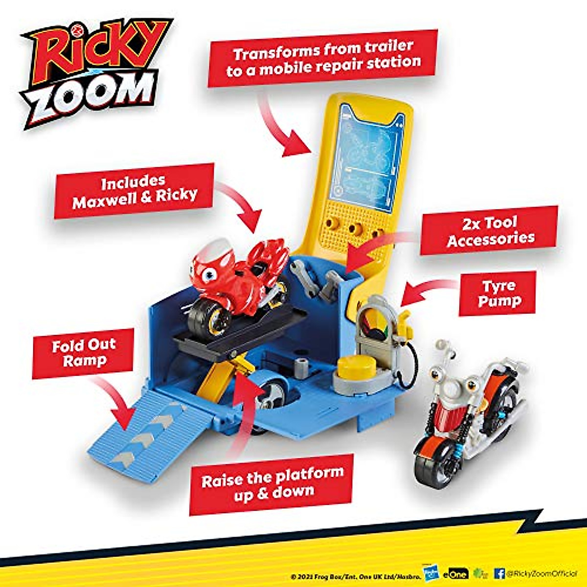 Ricky Zoom Maxwell’s Transforming Trailer Playset