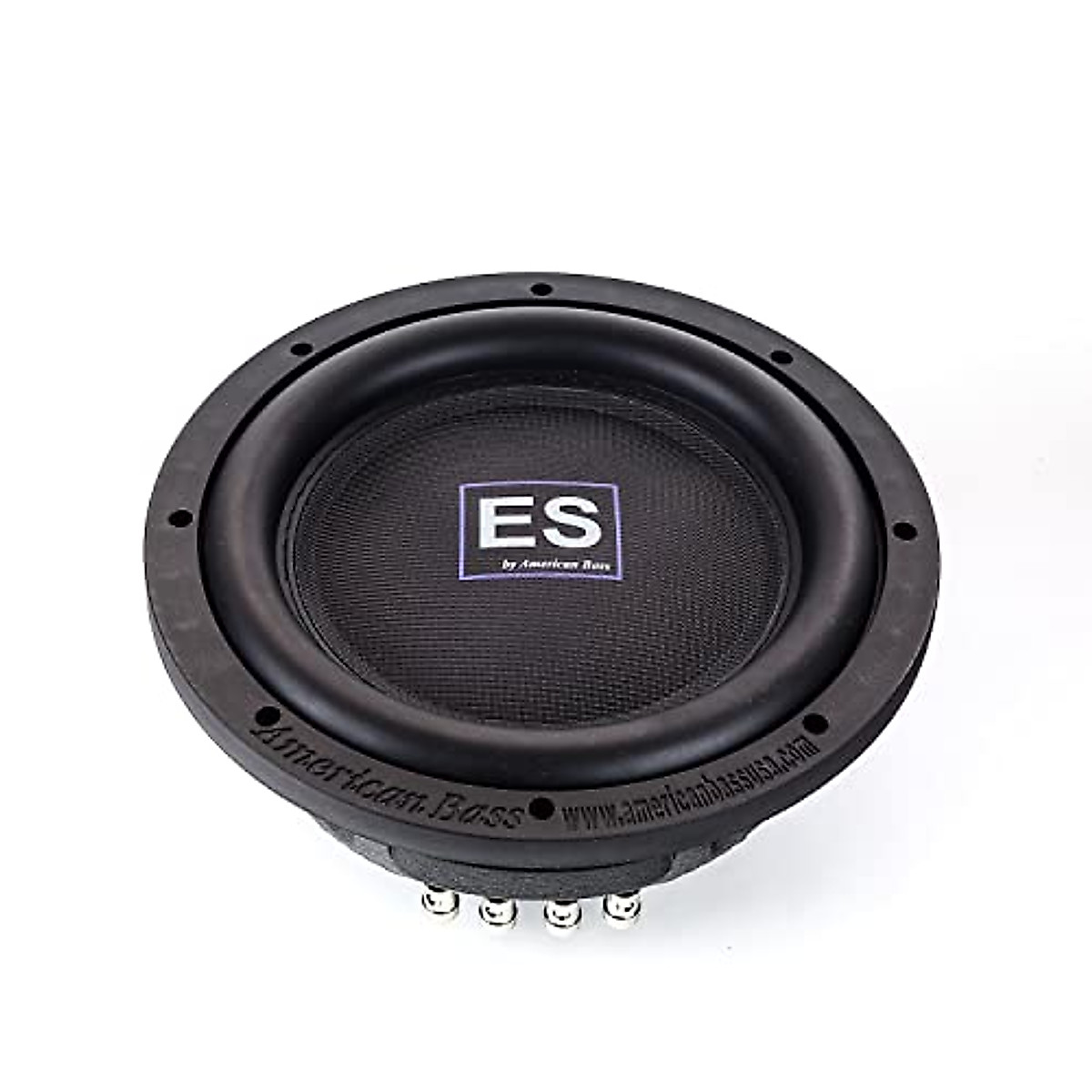 American Bass XD ES 1244 12 Inch Dual 4 Ohm Voice Coil 1500 Watt Max Power Subwoofer Speaker w/ 65 Ounce Magnet & Carbon Fiber Non Pressed Paper Cone