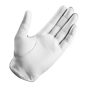 TaylorMade Golf 2019 KALEA WOMEN'S GOLF GLOVE, WHITE/GRAY, WORN ON LEFT HAND, SMALL