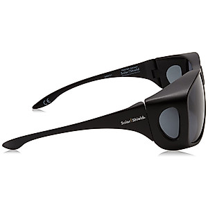 Dioptics unisex adult Solar Shield-classic Fits Over Sunglasses, Grey, 66 mm US