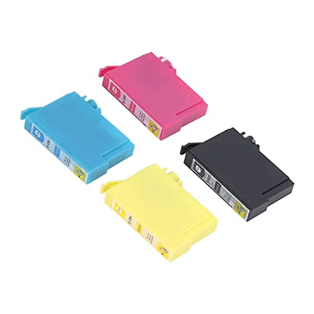 Hilitand 4Pcs Printer Cartridge Print Cartridge with Ink Simple Installation Printing Ink Cartridge for Office Print Photos, Test Papers, Documents