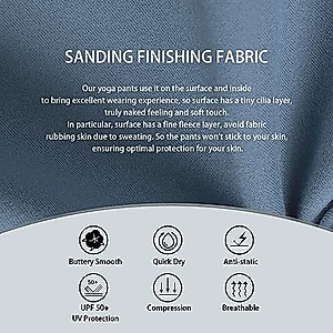 YOYOYOGA Women's Boot Cut Yoga Pants High Waisted Stretchy Bootleg Leggings Tummy Control Athletic Pants Pull On x-Large Blue