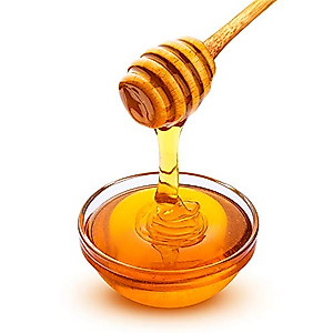 20Pcs Honey Dipper Sticks - Wooden Honey Dipper, 3 Inch Mini Honeycomb Stick, Honey Stirrer Stick for Honey Jar Dispense Drizzle Honey and Wedding Party Gift