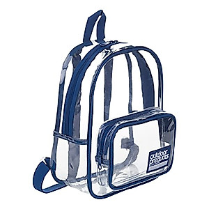 Outdoor Products Clear Sport Mini Backpack (Blue)