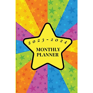 Star Planner 2023/2024 notebook diary: organiser calendar Contacts