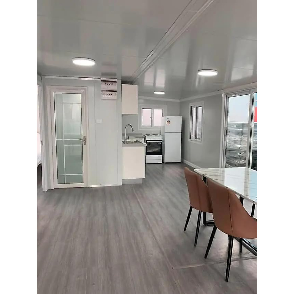 20Ft 40Ft Prefabricated Tiny Folding Homes Extendable Cabin Container House with 2 3 4 Bedrooms and Kitchen