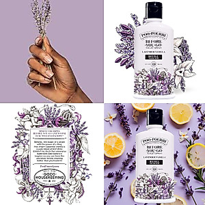 Poo-Pourri Lavender Vanilla 9-Ounce Refill Bottle and 1.4-Ounce Refillable Bottle Lavender Vanilla