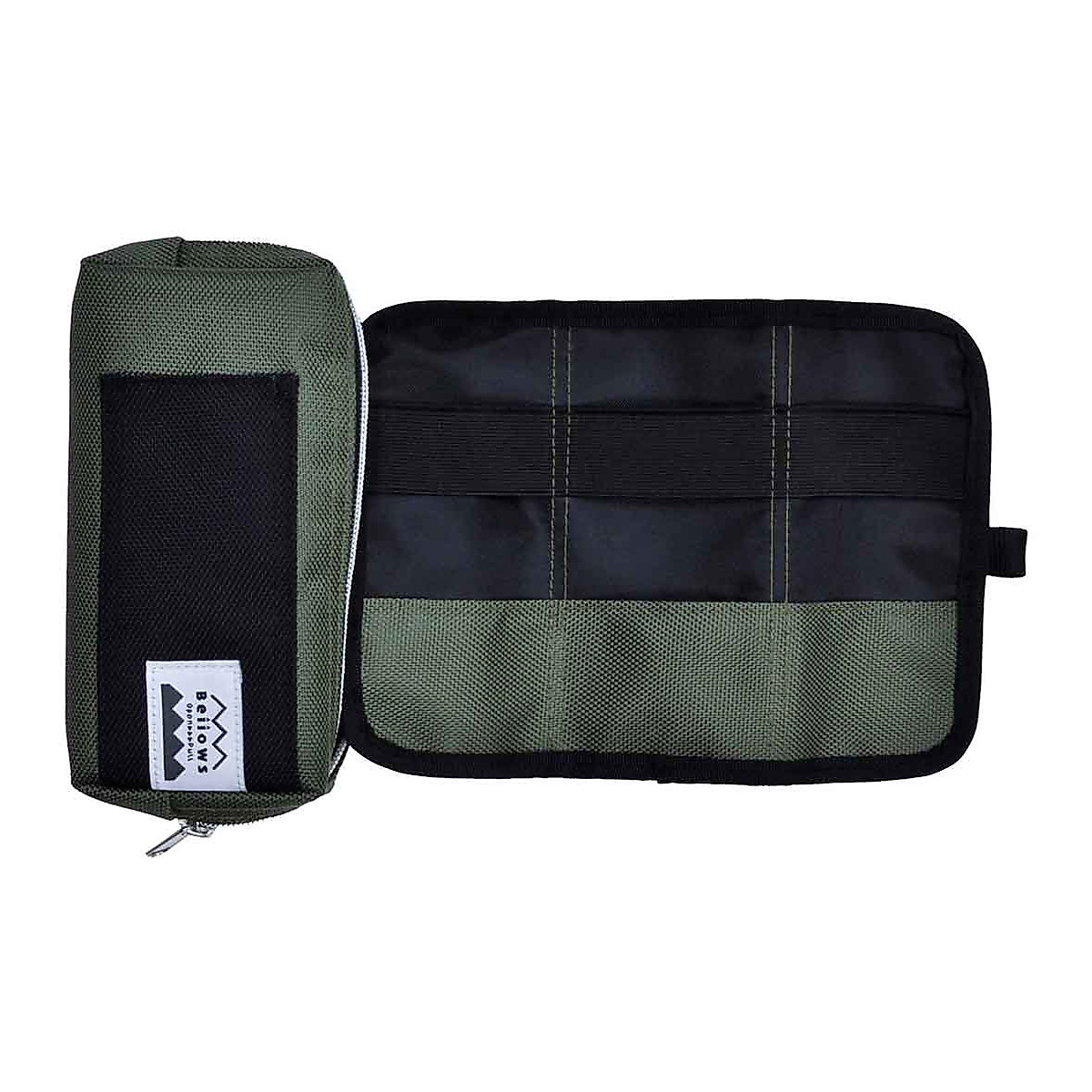 コンサイス Concise Bellows 134121 Pen Case, Khaki