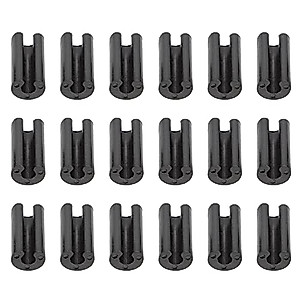 DOITOOL 100Pcs Rubber Feet for Sink Grid, Sink Protectors for Kitchen Sink, Kitchen Sink Wire Rack Feet Replacement Protector Parts for Kitchen Rack (Black)