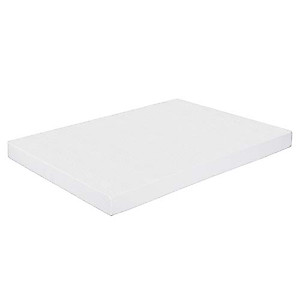 Olee Sleep 6" Firm Memory Foam Mattress Full,White