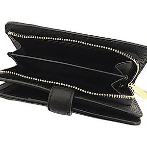 Kate Spade New York Leila Medium Compact Bifold Wallet Leather Black