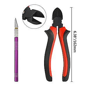 BXQINLENX Professional 26 PCS Gundam Model Tools Kit Modeler Basic Tools Craft Set Hobby Building Tools Kit for Gundam Car Model Building Repairing and Fixing