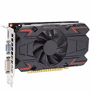 Computer Graphics Cards, 4GB Graphics Card, for AMD Graphics Card, GPU for Gaming PC, Low Noise and Quiet Work, HD6770 128Bit DDR5 650MHz