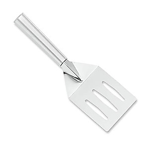 Rada Cutlery Metal Grill Spatula –Stainless Steel Face and Aluminum Handle Made in USA, 10-1/8 Inches