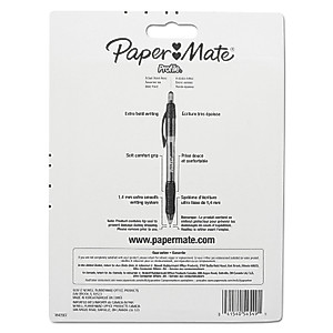 Paper Mate 1960662 Profile Ballpoint Retractable Pen, Assorted Ink, Bold, 8/Set