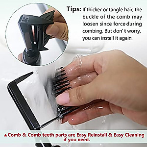 HJL Hair Color Permanent Hair Dye Cream with Comb Applicator Ammonia Free Hair Coloring Kit, Light Blonde, Pack of 1