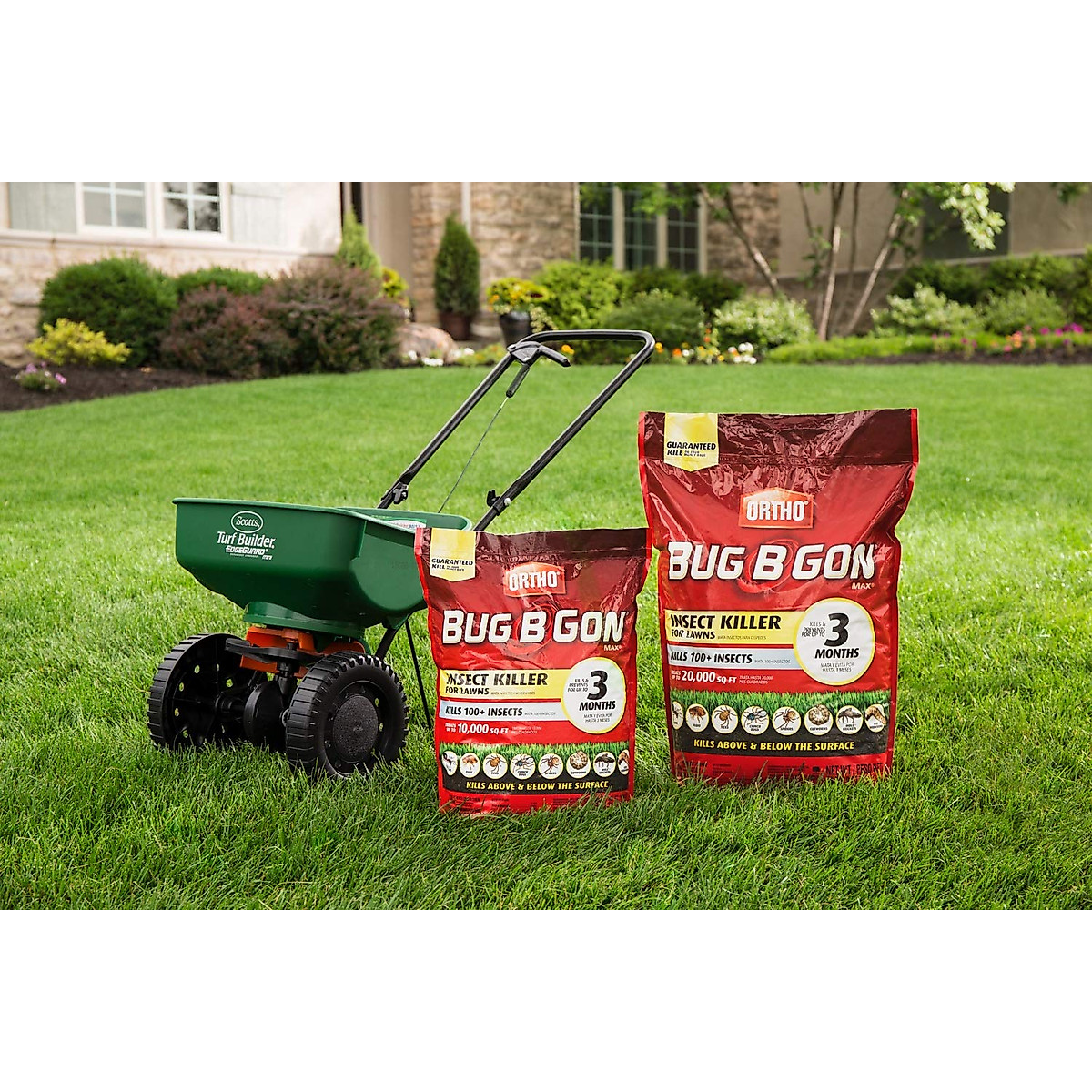 Ortho Bug B Gon Insect Killer for Lawns3. - Kills Ants, Fleas, Ticks, Chinch Bugs, Mole Crickets and Cutworms - Use on Lawns, Ornamentals and Home Perimeter, 20 LB